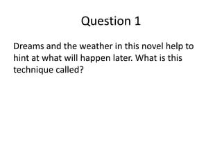 Romiette and Julio Test Review Questions | PPT