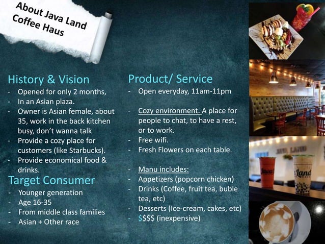 Observation research case introduce - Java Land | PPT