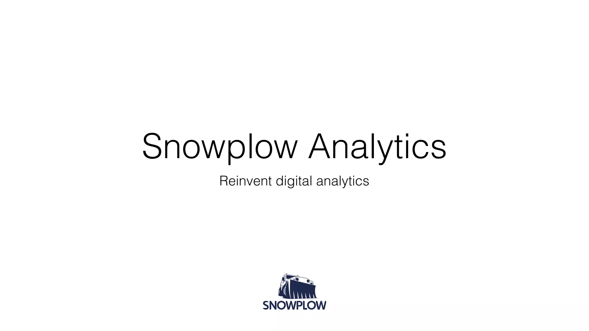 Snowplow at DA Hub emerging technology showcase | PDF | Databases | Computer Software and ...