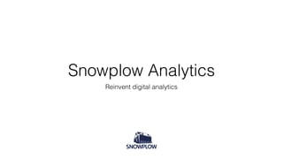 Snowplow at DA Hub emerging technology showcase | PDF | Databases | Computer Software and ...
