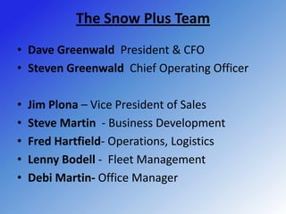 Snow Plus Power Point Gen | PPT