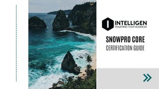 SnowPro Core Study Guide for certification.pdf