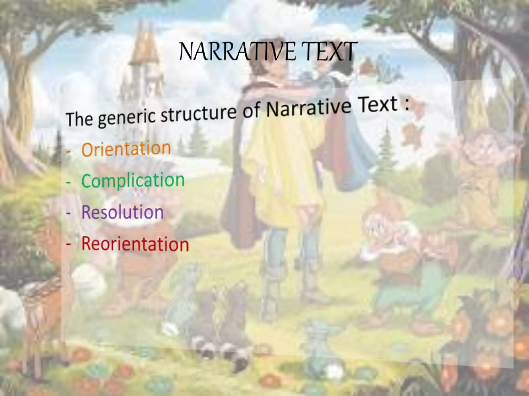 Teks narrative Snow white | PPTX | Fantasy | Genres