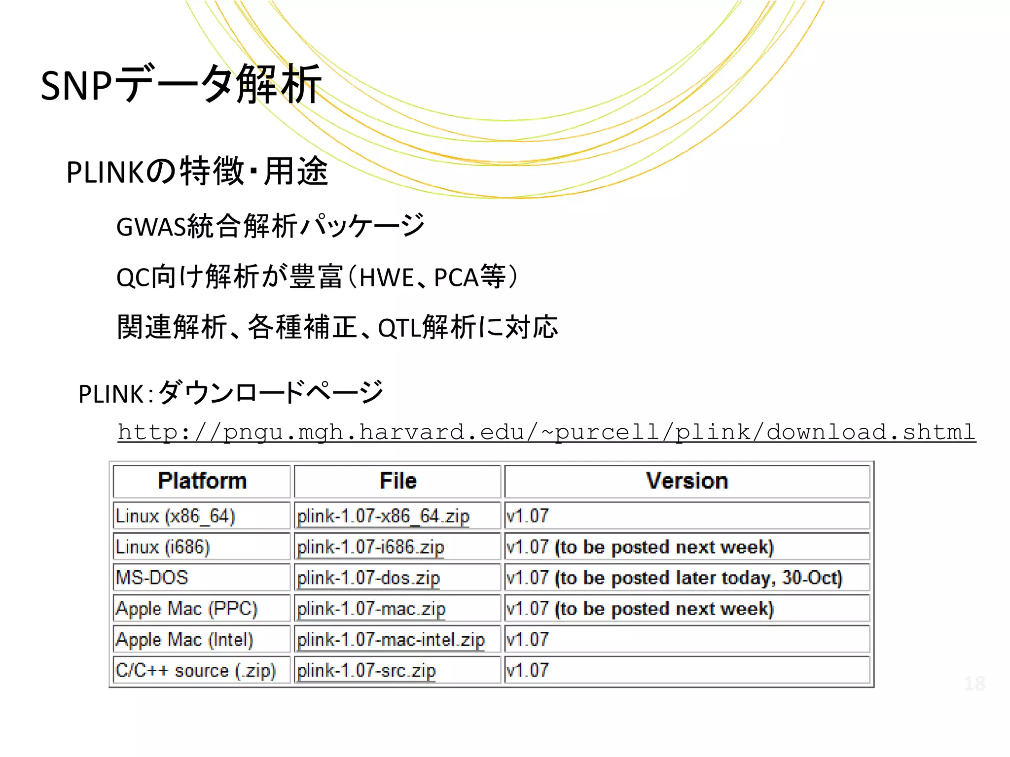 SNPデータ解析入門 | PDF