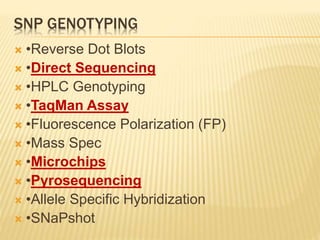 SNP | PPTX