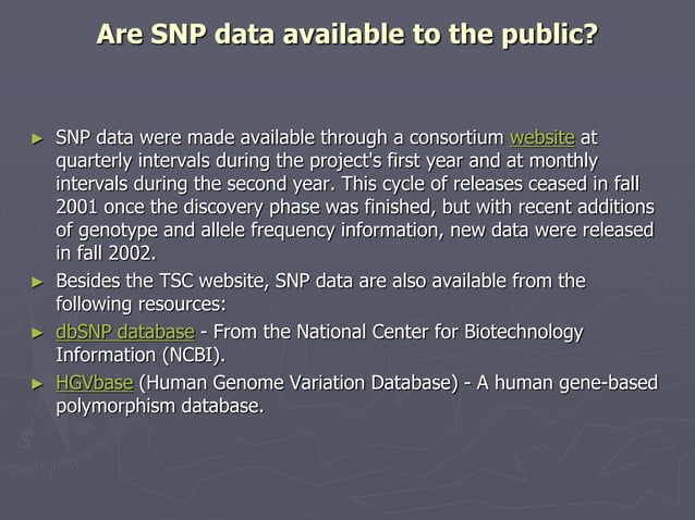 Single nucleotide polymorphism, (SNP) | PPT | Chemistry | Science