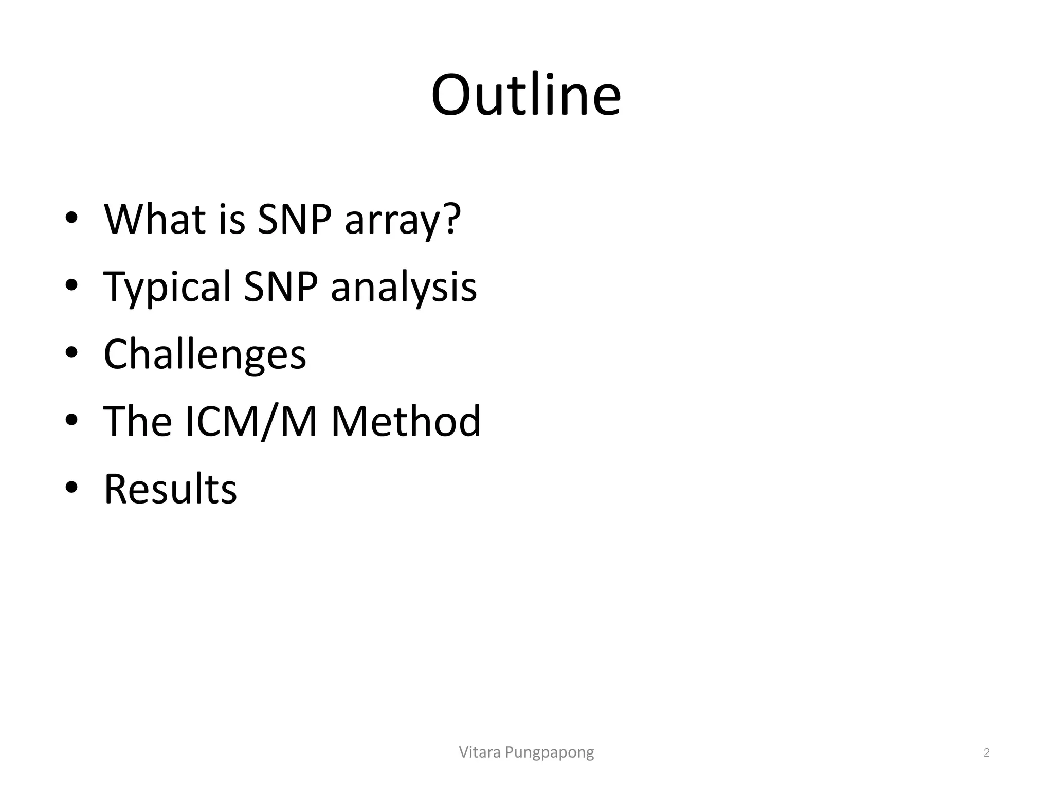 Single Nucleotide Polymorphism Analysis (SNPs) | PDF