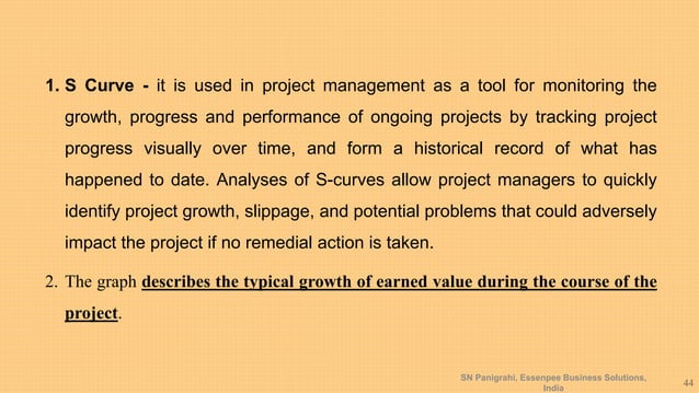 #Measuring Project Performance - Earned Value Management System# By SN Panigrahi | PPTX | Stocks ...