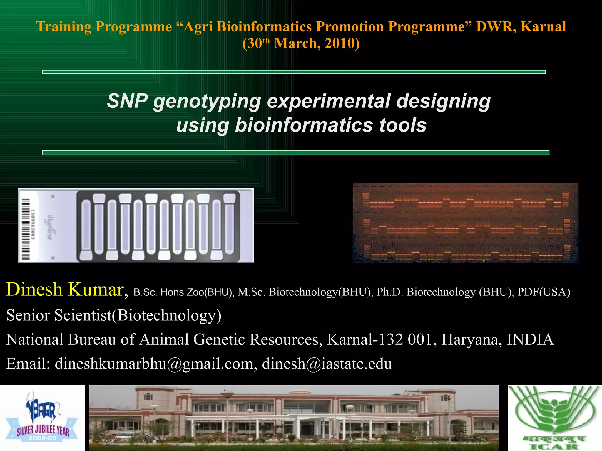 Snp Genotyping Methodlogy Dwr 30 03 10 | PPT