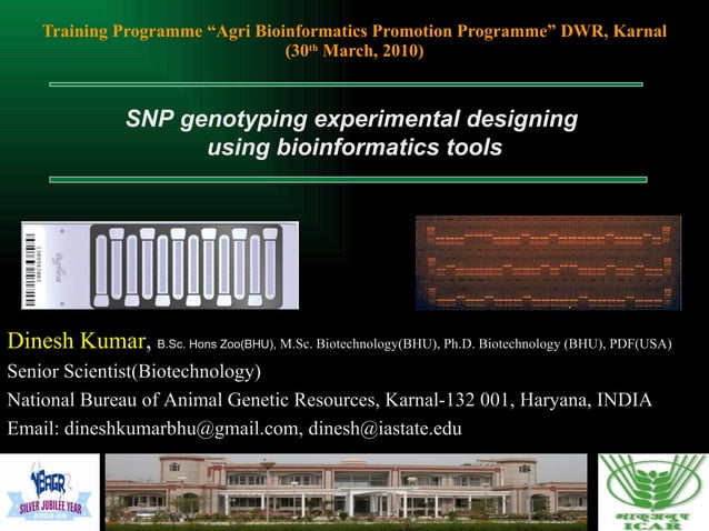 Snp Genotyping Methodlogy Dwr 30 03 10 | PPT