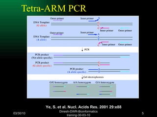 Snp Genotyping Methodlogy Dwr 30 03 10 | PPT