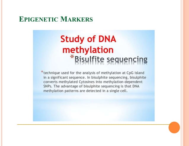 SNP Genotyping Techniques and Epigenetic Markers.pptx