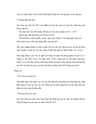 Sản phẩm sữa chua hoa quả | DOCX