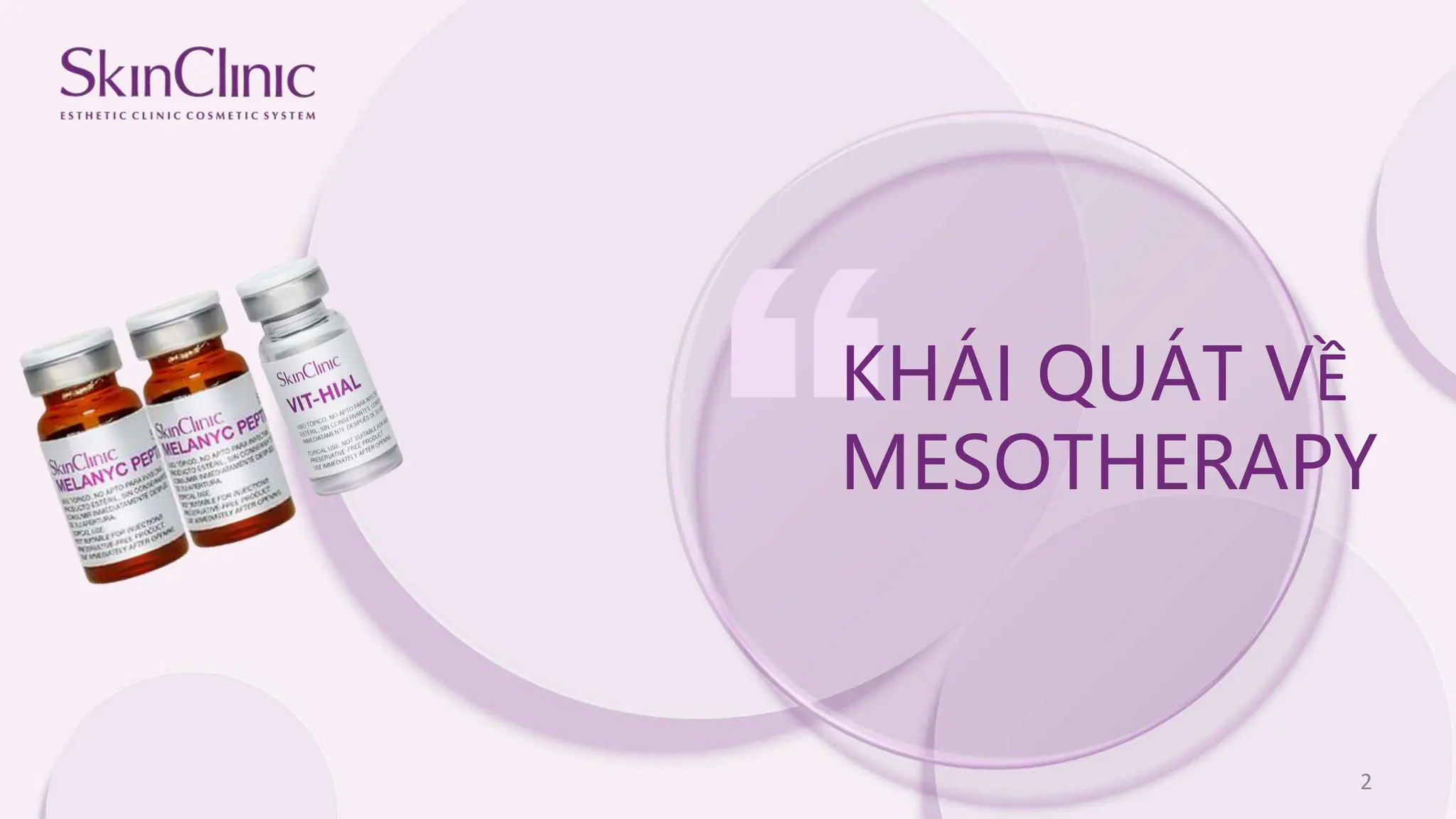 Sản phẩm tiêm Meso từ thương hiệu Skinclinic | PPTX