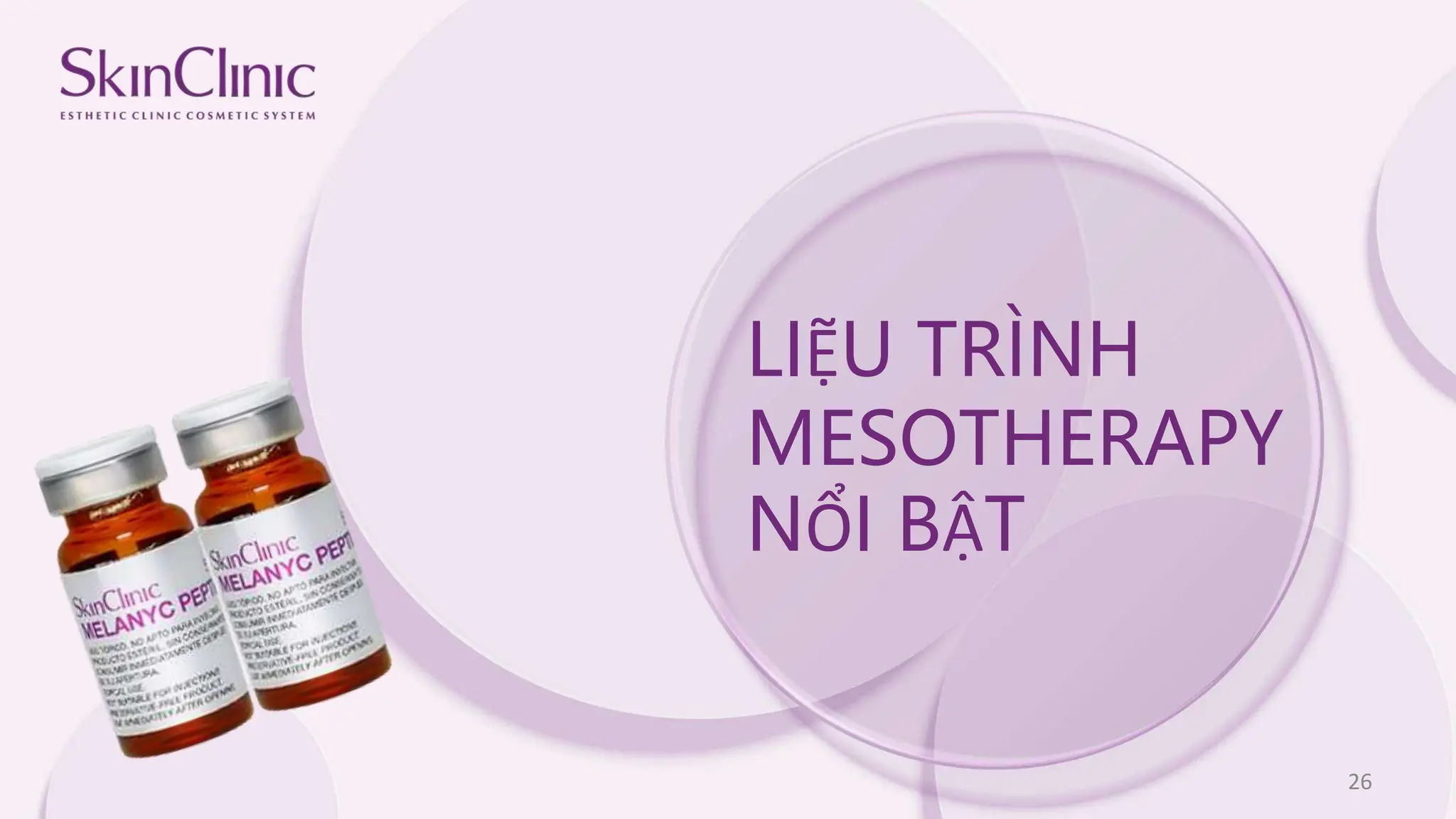 Sản phẩm tiêm Meso từ thương hiệu Skinclinic | PPTX