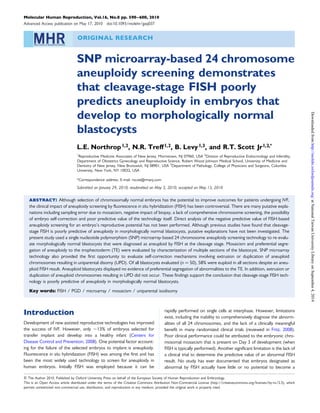 Snp microarray | PDF