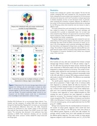 Snp microarray based 24 chromosome | PDF | Infertility | Reproductive ...