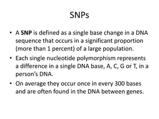 SNPs and ESTs.pptx