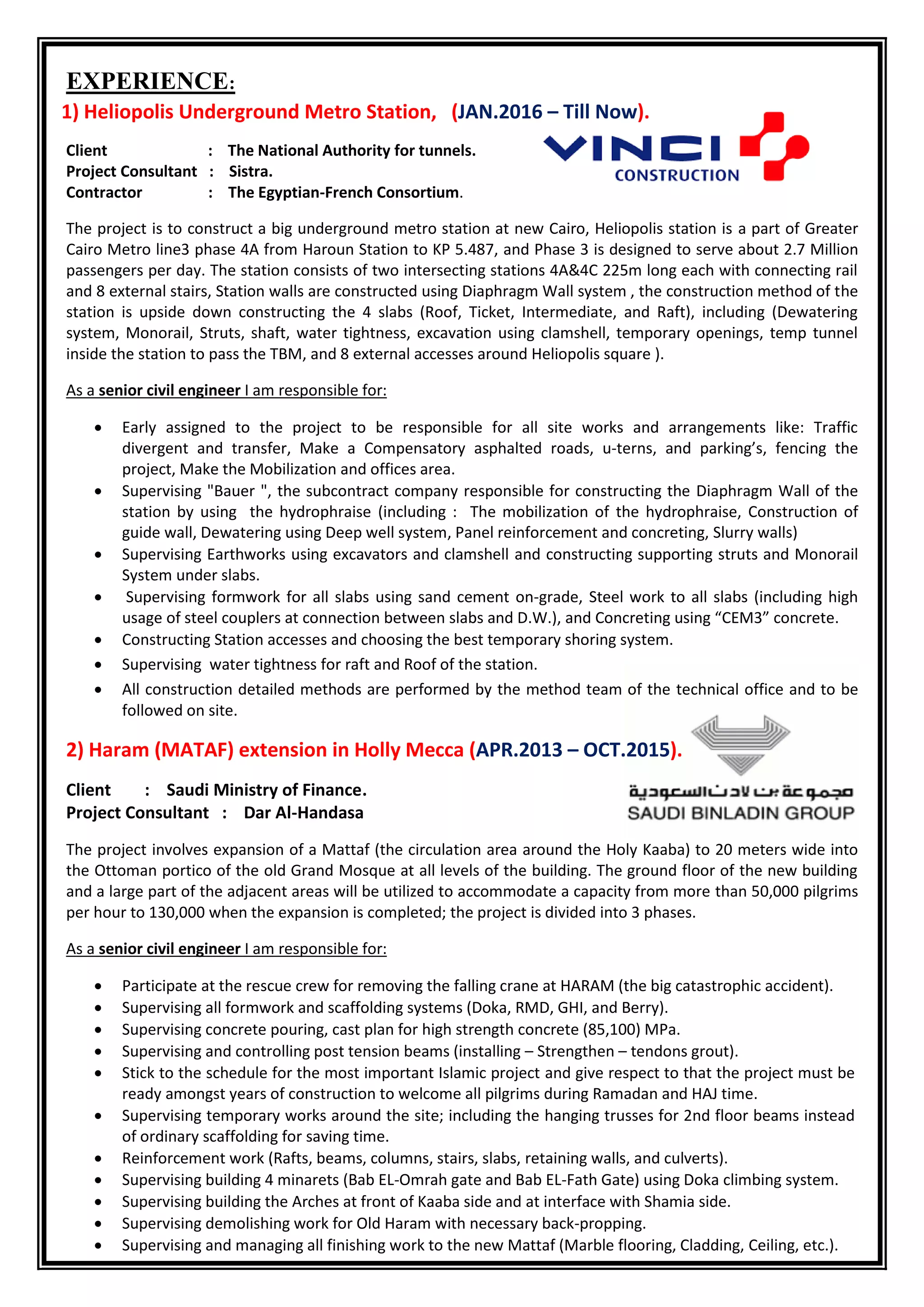 Snr. civil eng. ibrahim hamdan | PDF