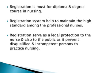 ppt on State Nurses registration Council | PPTX