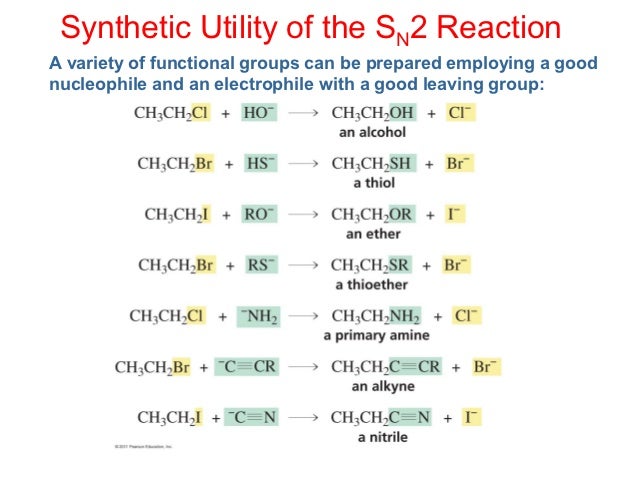 Sn reaction