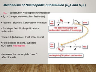 SN 1&SN 2 reactions | PPT