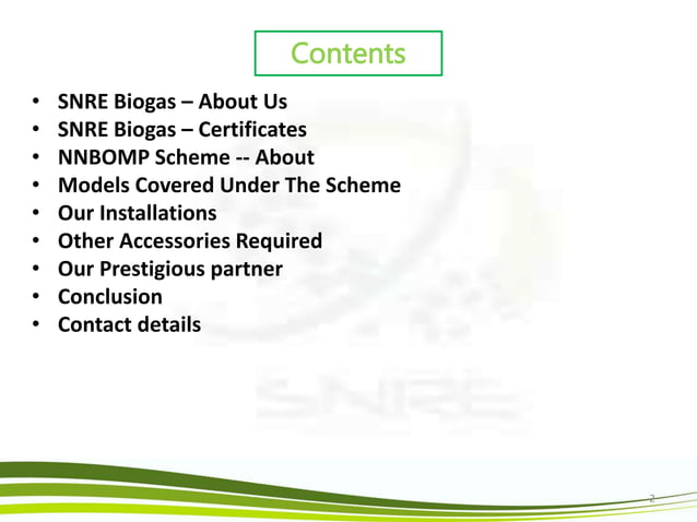 SNRE_biogas | PPT