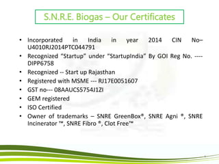 SNRE_biogas | PPT