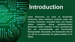 Recent advances in green electronics^.pptx