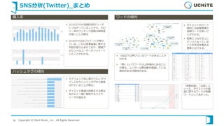 SNS分析 (Twitter)【UCHiTE】 | PPT