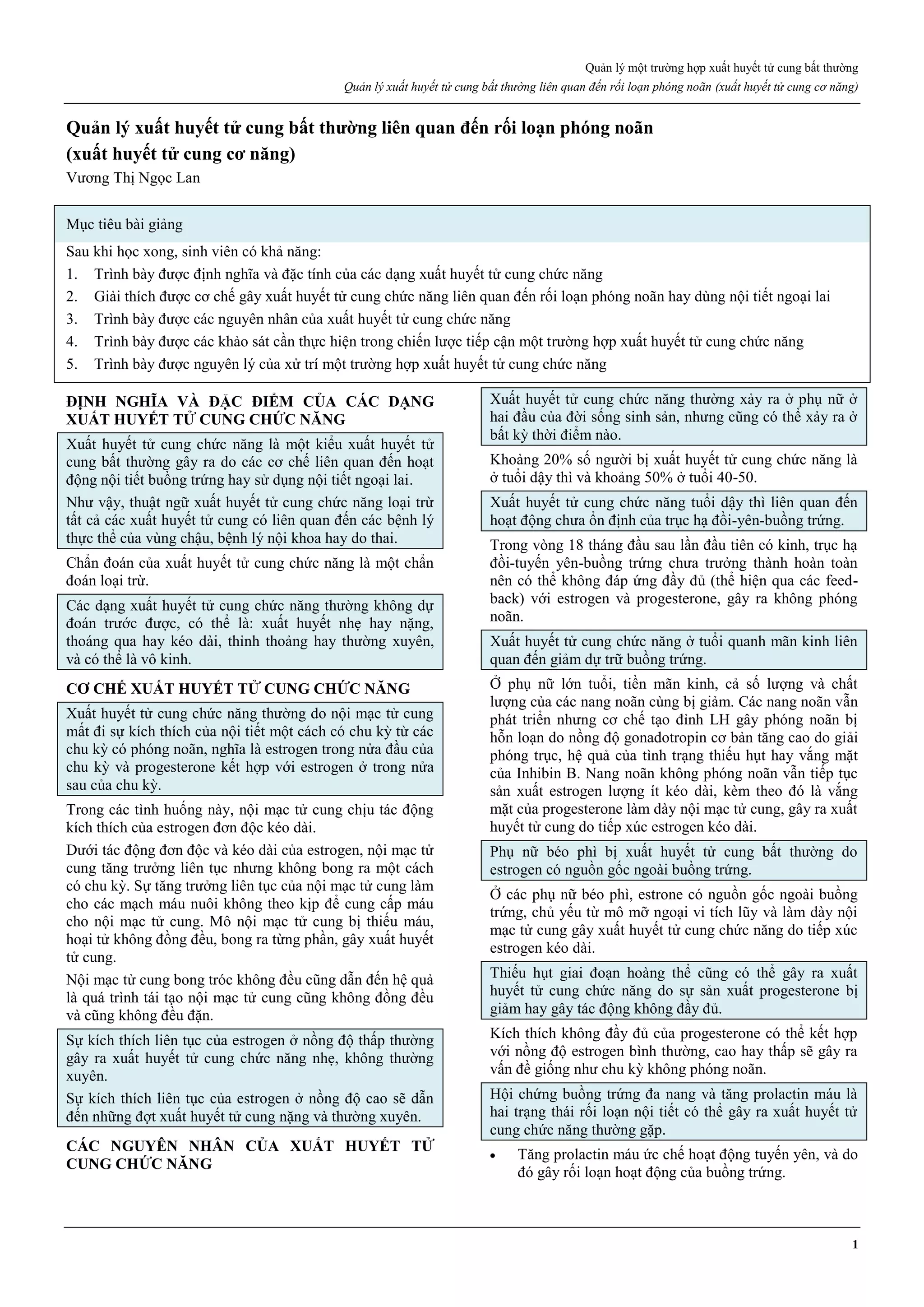 [Sản sách] tbl phụ khoa 2020 | PDF