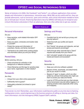 Safety Checklist | PDF