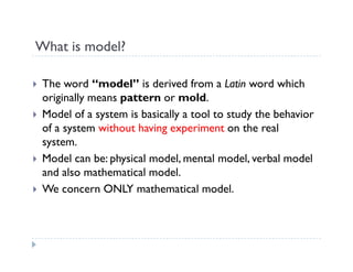 01 Introduction to System Dynamics | PDF
