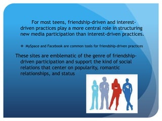 SNSs & Friendship | PPT