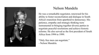 The Lessons from top negotiators in history | PPTX