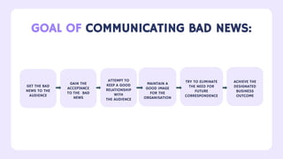 COMMUNICATING BAD NEWS | PPTX