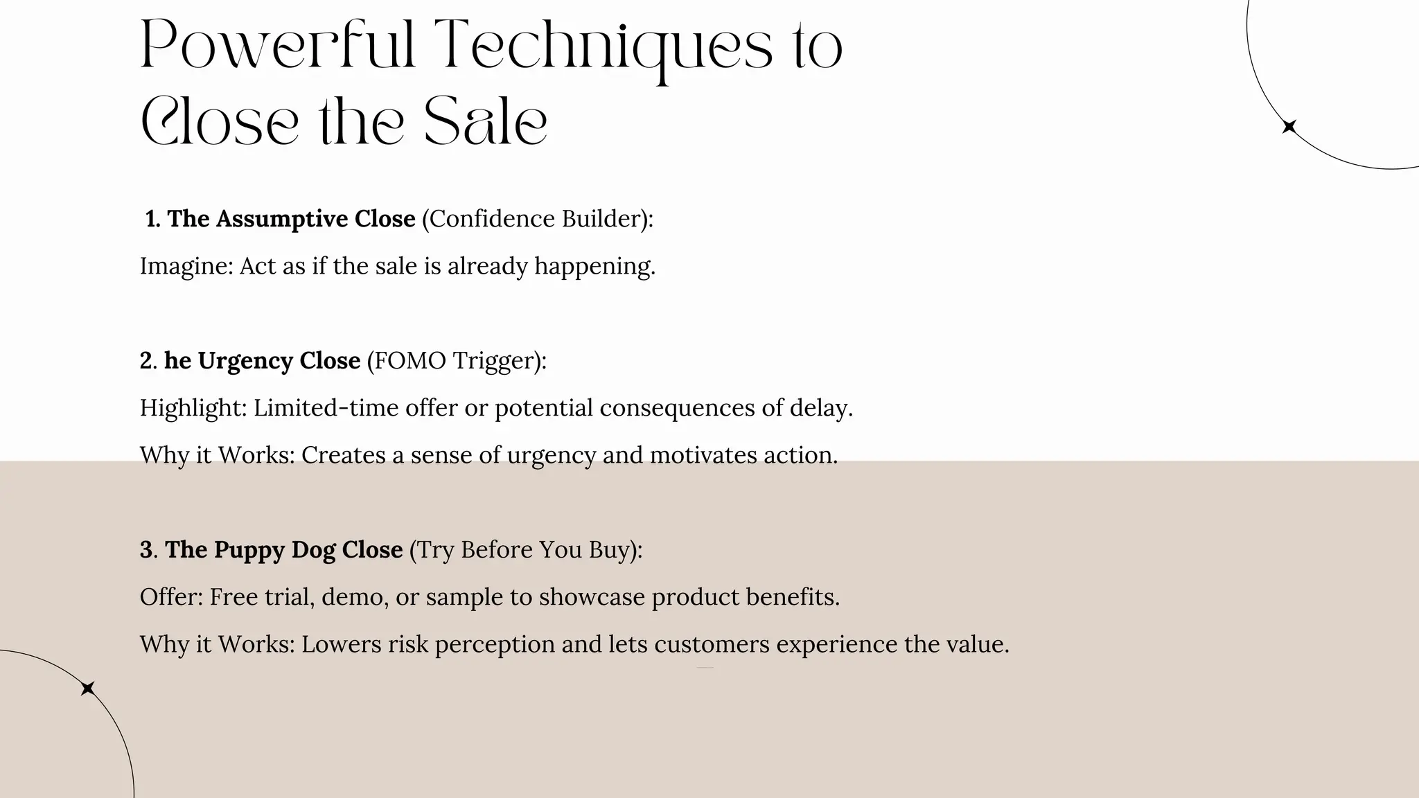 Mastering The Art Of 'Closing The Sale'. | PDF