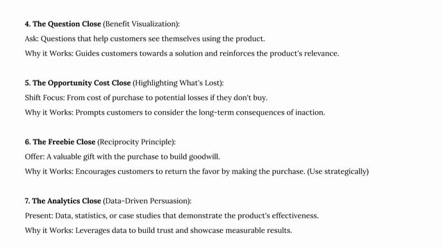 Mastering The Art Of 'Closing The Sale'. | PDF | Sales | Business