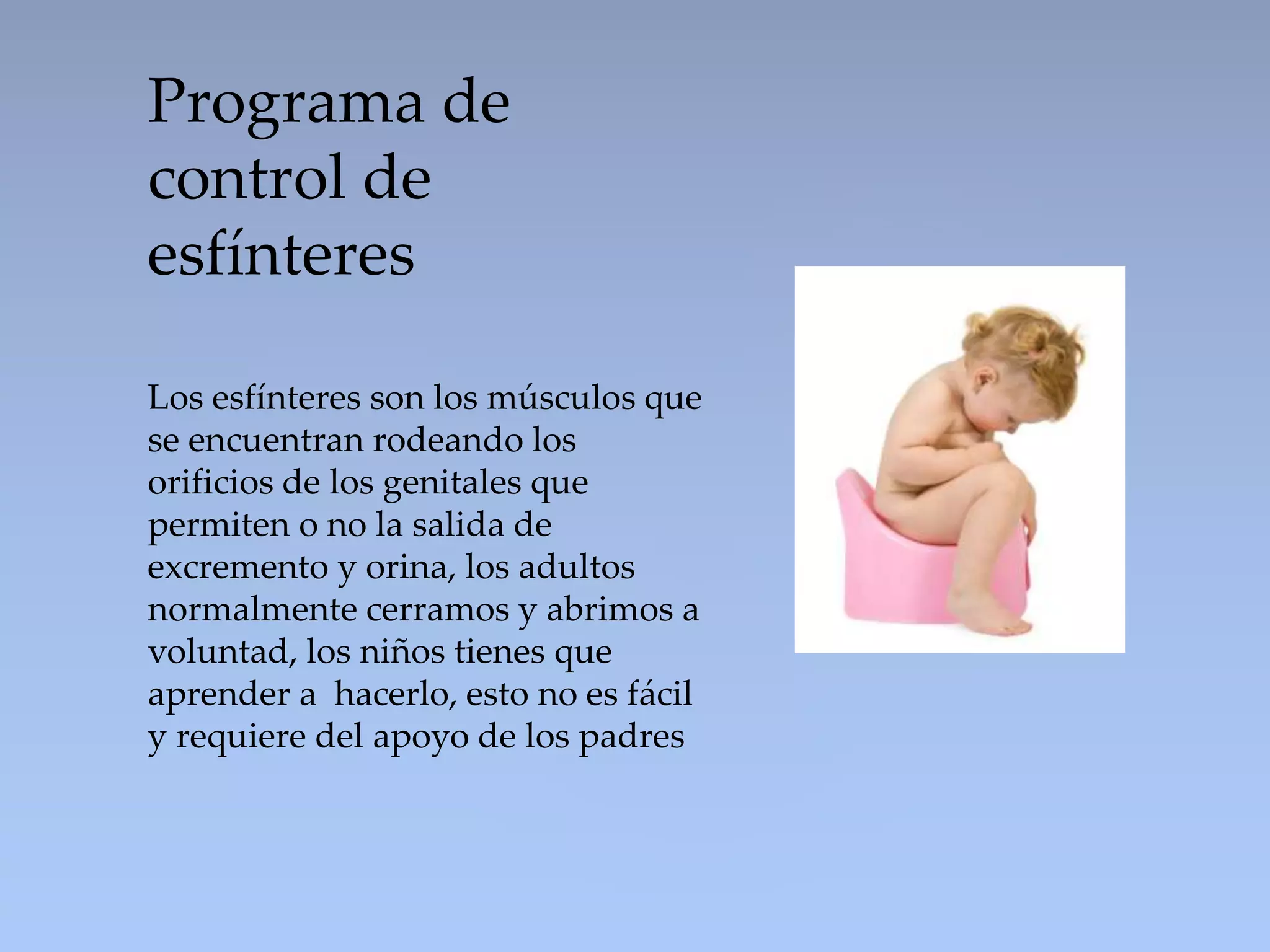 Control de Esfinteres | PPT