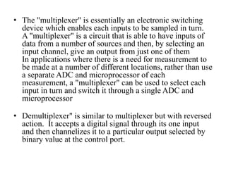 Sensors and transducers: module 4 | PPTX