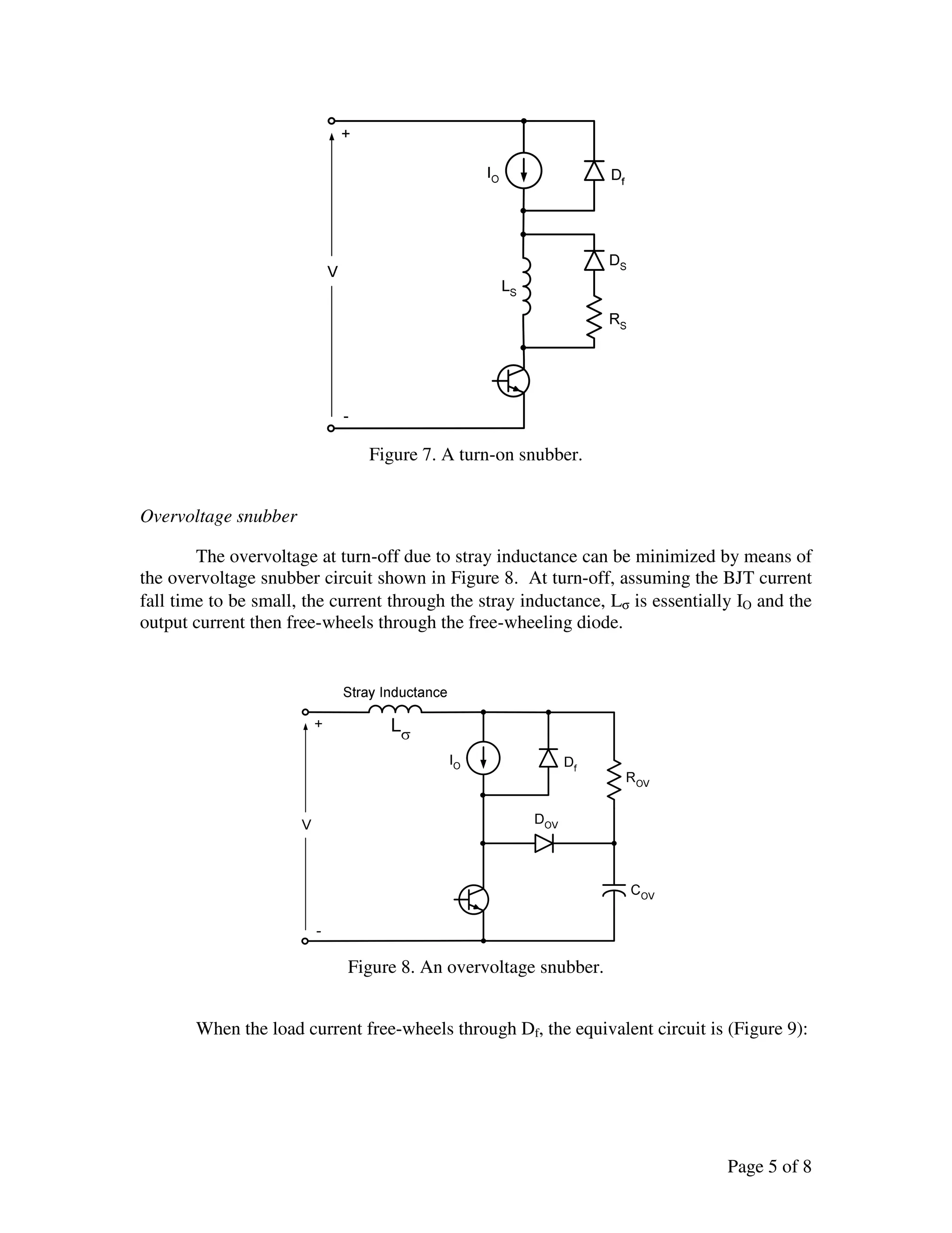 Snubber circuits | PDF