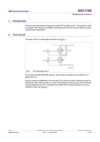 Snubber circuits mosfet | PDF