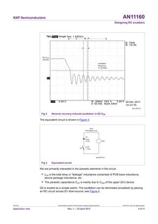 Snubber circuits mosfet | PDF