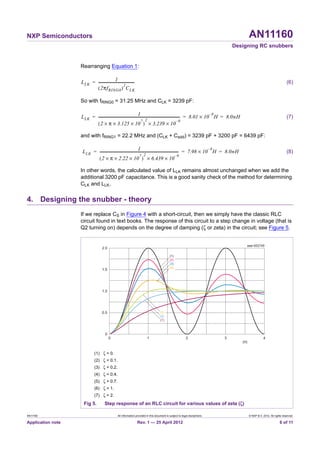 Snubber circuits mosfet | PDF