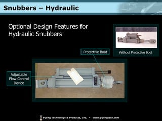 Shock Control, Restraint, and Support Devices | PPT