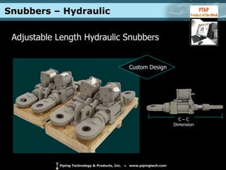 Shock Control, Restraint, and Support Devices | PPT