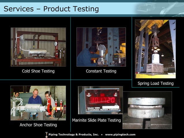 Shock Control, Restraint & Support Devices - November | PPT