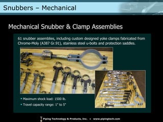 Shock Control, Restraint & Support Devices | PPT