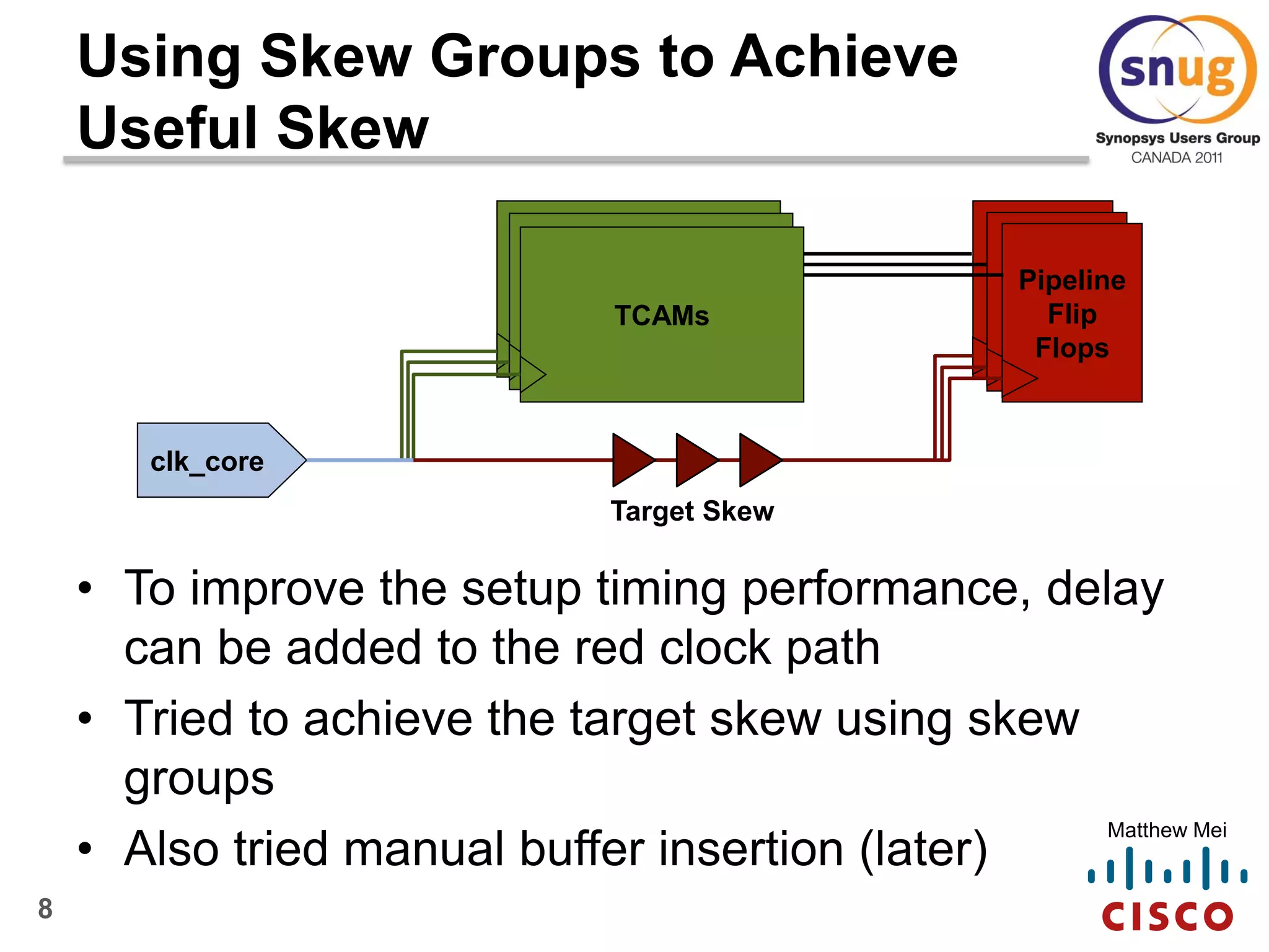 Implementing Useful Clock Skew Using Skew Groups | PDF