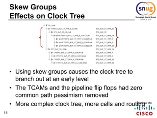 Implementing Useful Clock Skew Using Skew Groups | PDF